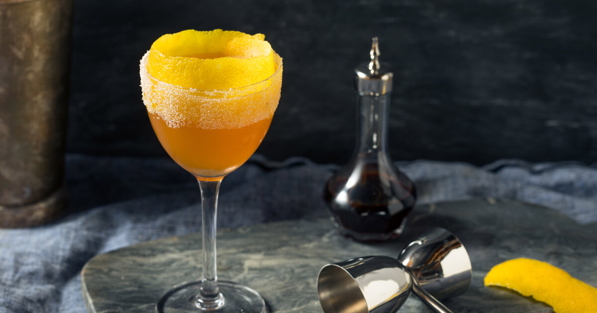 Brandy Crusta | Klassisk cocktail med cognac – Cocktailia.se